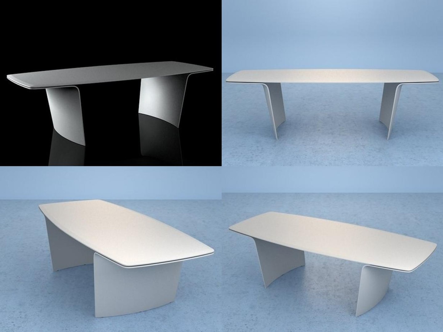 Air table 3D model - TurboSquid 1188526