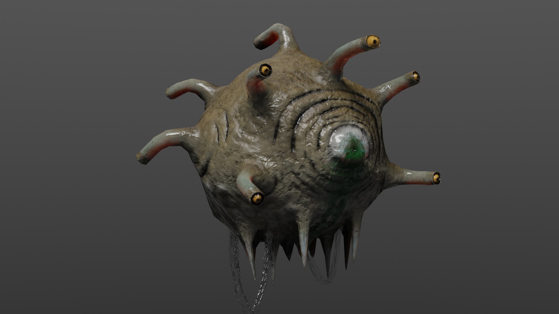 3D Model Beholder Monster 3d Model - TurboSquid 1796374
