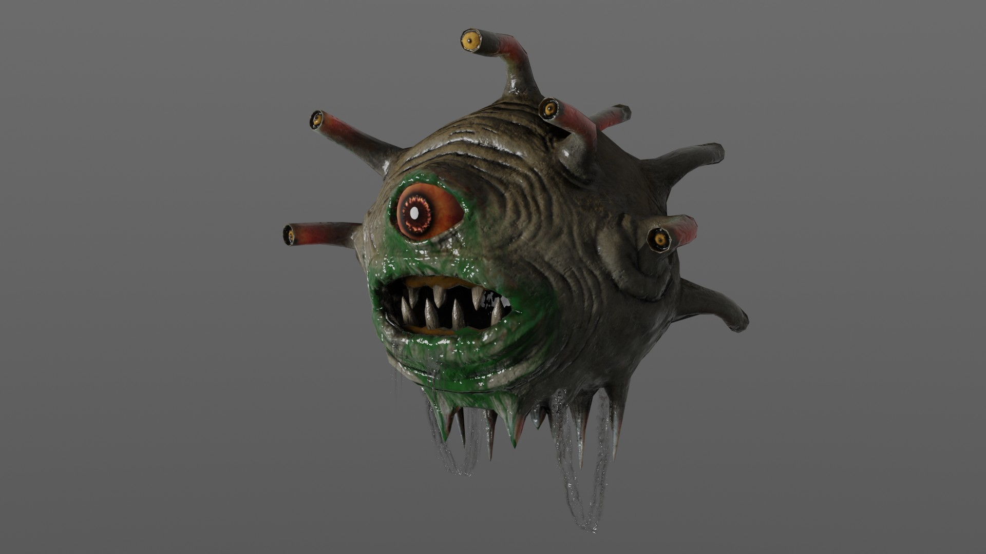 3D Model Beholder Monster 3d Model - TurboSquid 1796374