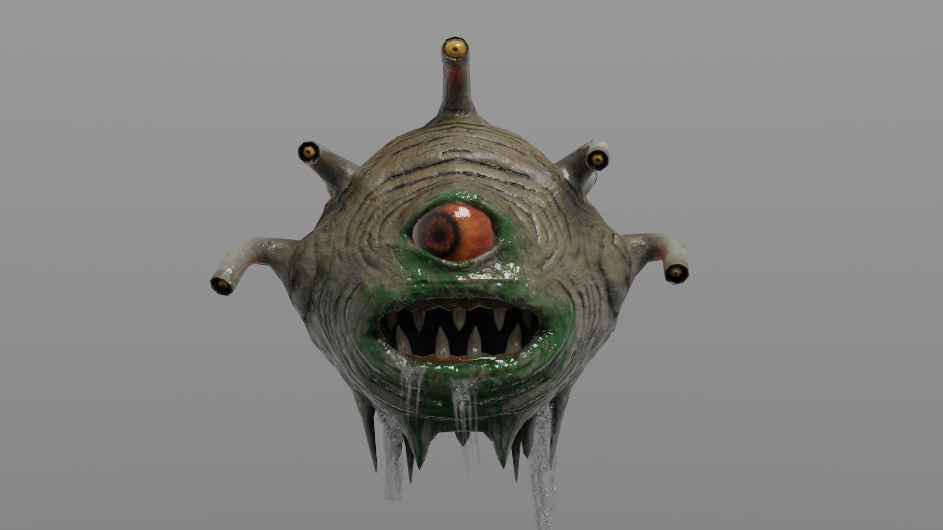 3D Model Beholder Monster 3d Model - TurboSquid 1796374