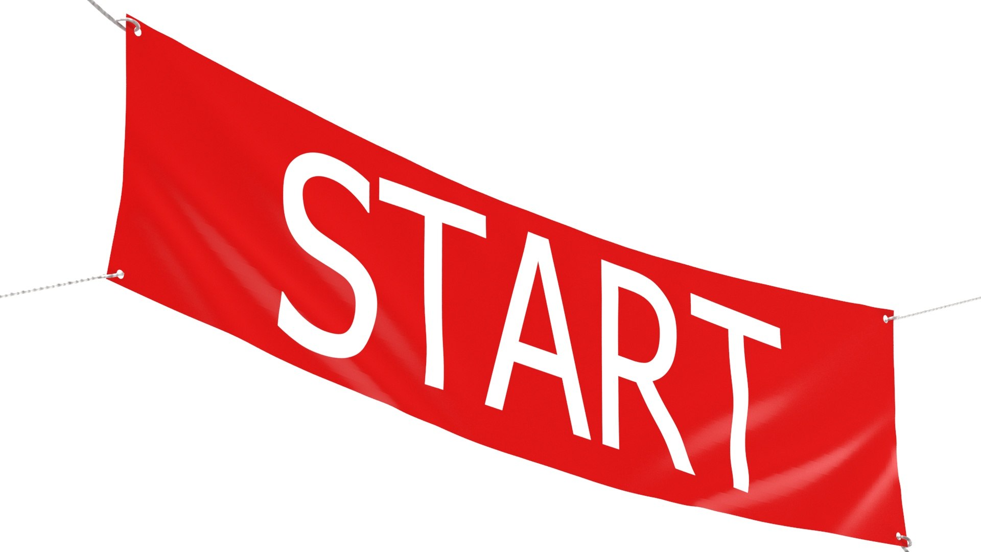 3D Model Start Racing Banner - TurboSquid 2255400