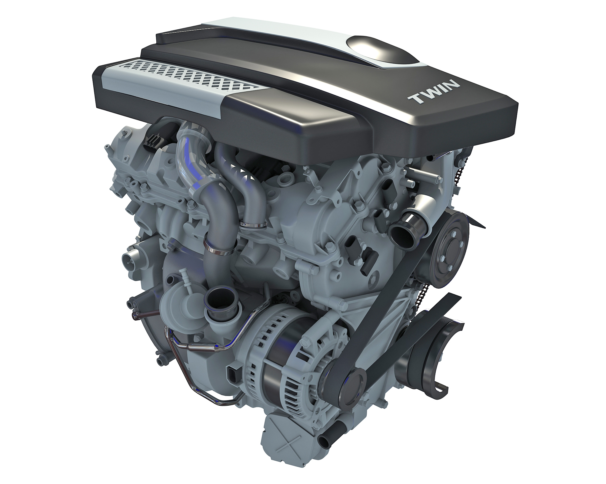 modelo 3d Motor V6 animado seccionado - TurboSquid 1345306
