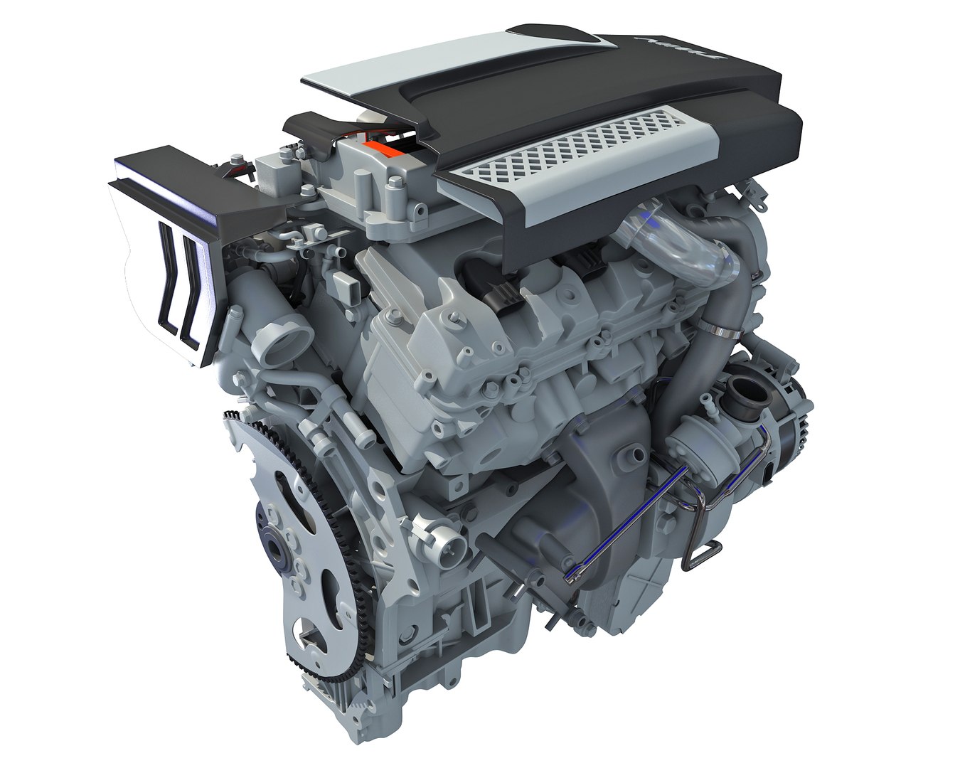 3D Sectioned V6 Engine Animation - TurboSquid 1345306