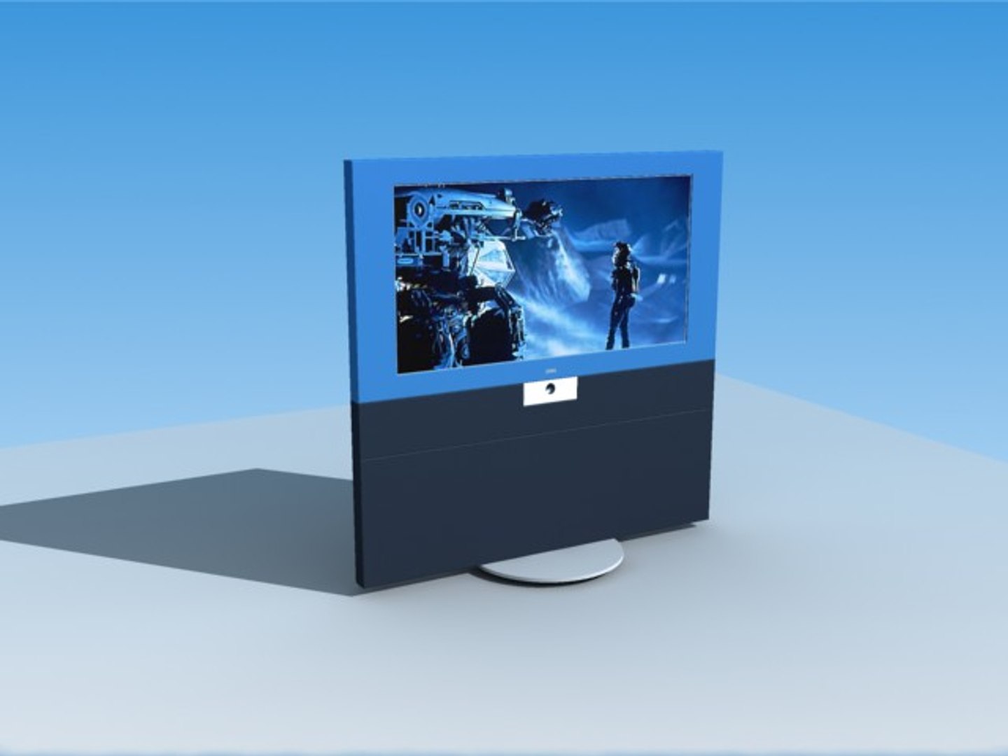 3d model tv plasma video camera