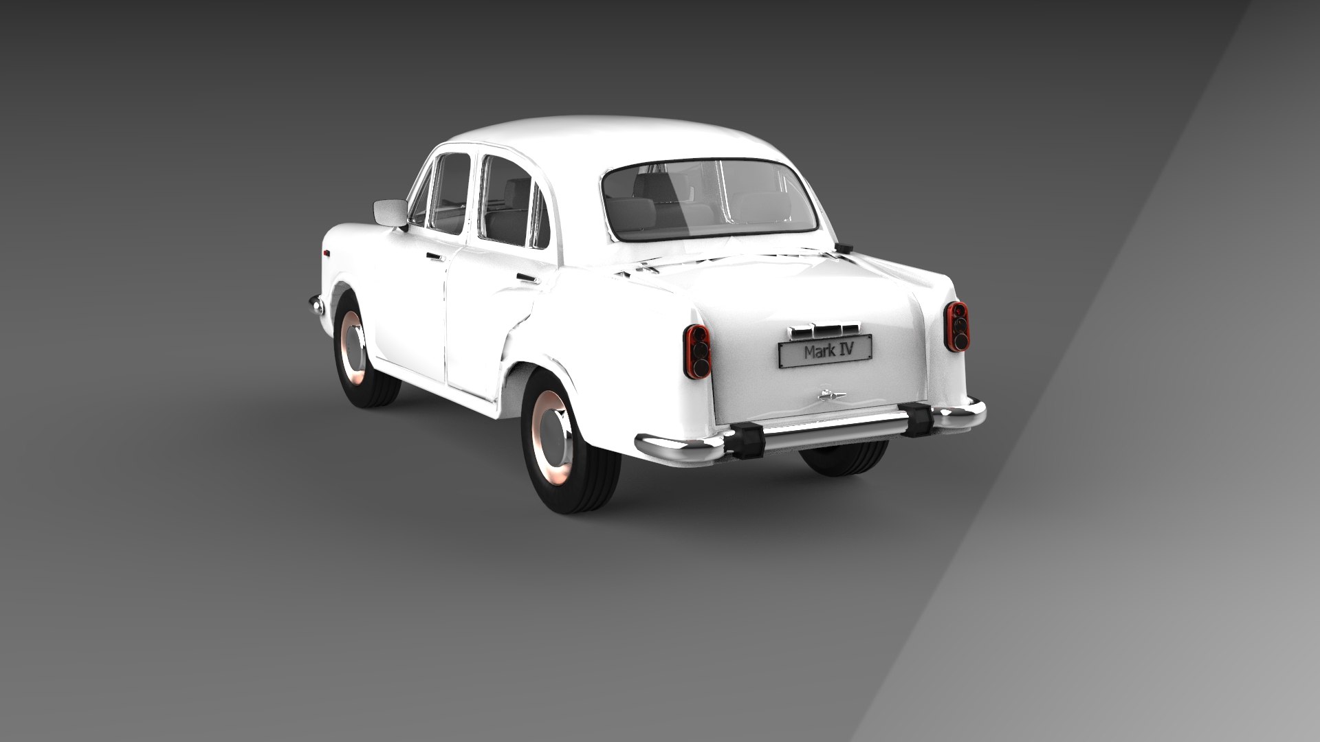 3D Model Hindustan Ambassador Mark Iv - TurboSquid 1428485