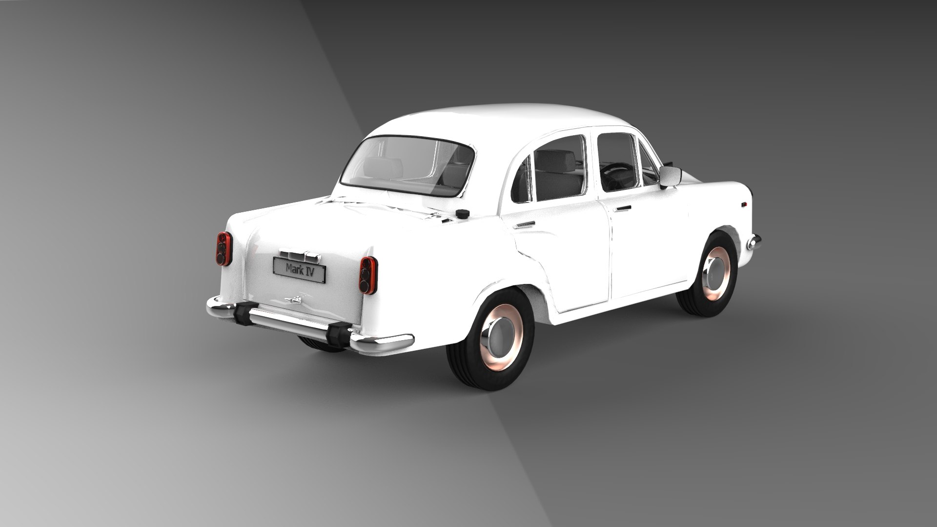 3D Model Hindustan Ambassador Mark Iv - TurboSquid 1428485