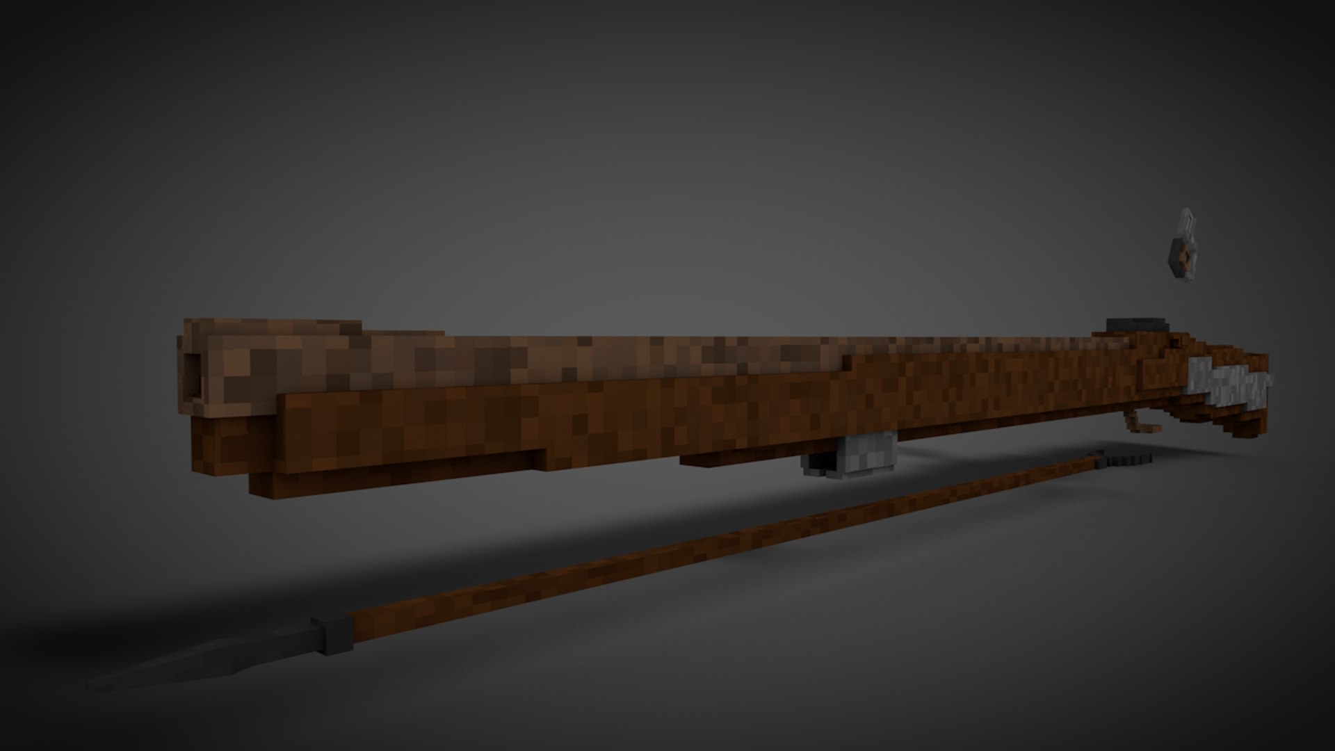 3d Model Musket
