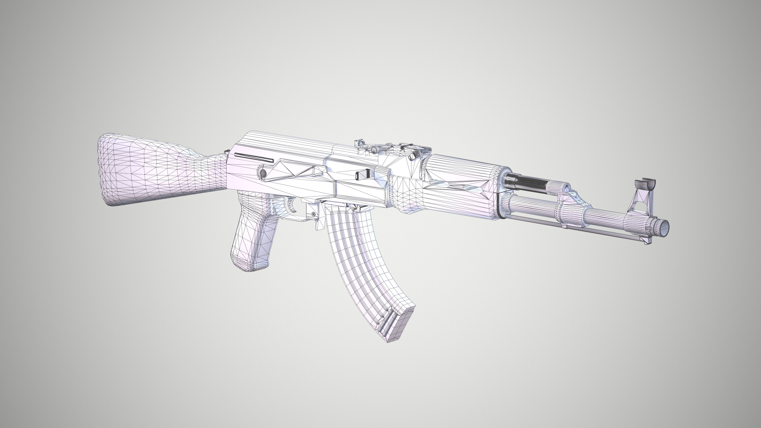 3D model Ak 47 Pack - TurboSquid 1803463