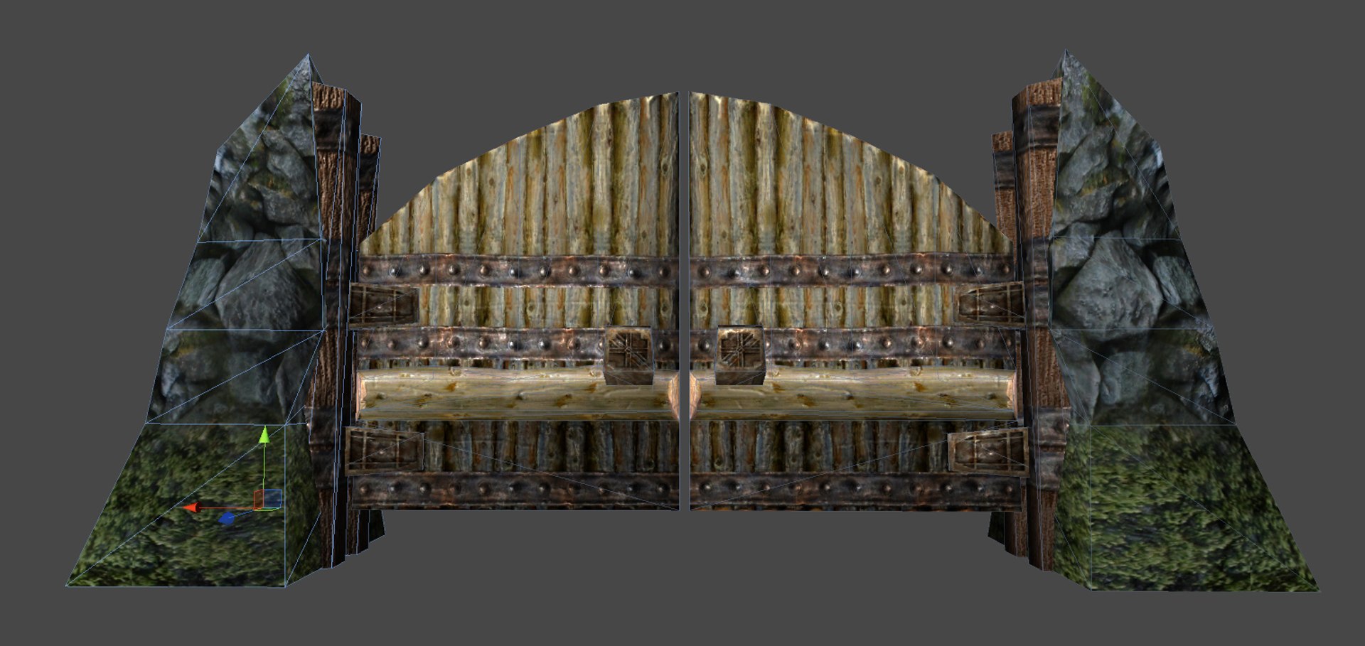 Old Gates 3d Model