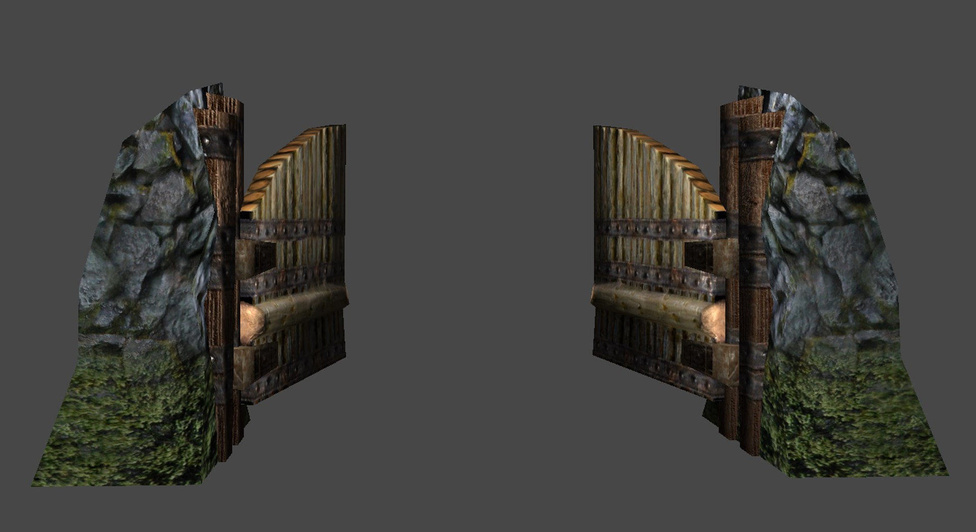 Old Gates 3d Model