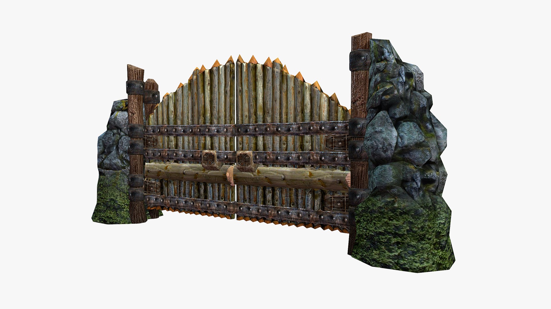 Old Gates 3d Model