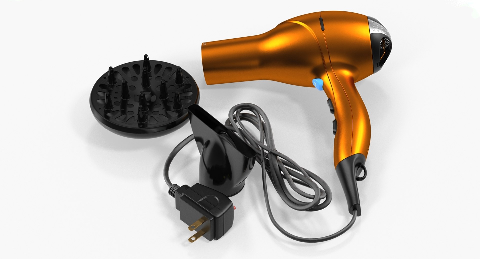 3D Conair Hair Dryer Nozzles - TurboSquid 1303646