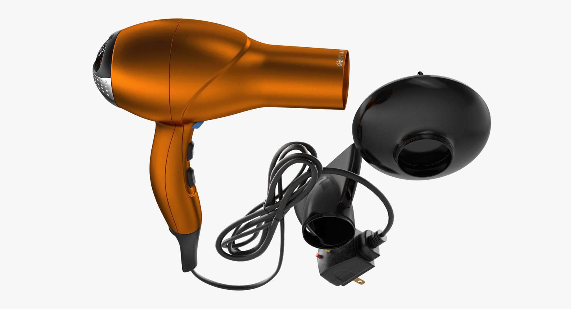 3D Conair Hair Dryer Nozzles - TurboSquid 1303646