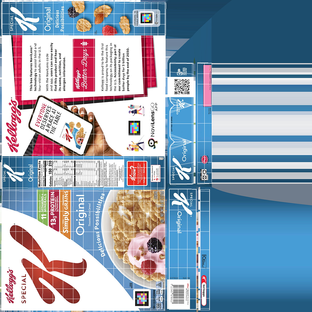 modelo 3d Caja de cereales original de Kellogg's - TurboSquid 2345970