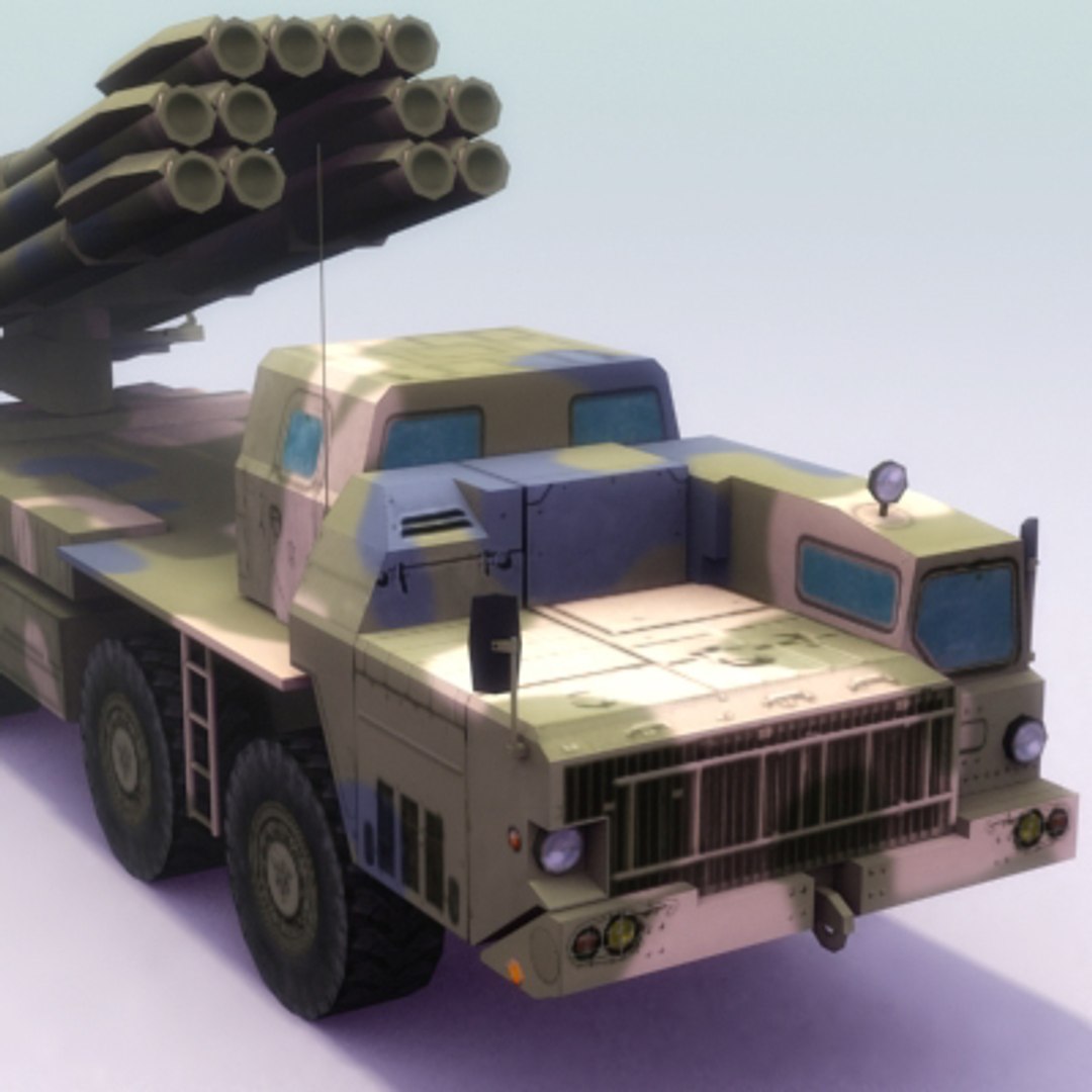 9k58 Smerch Mlrs 3d Model