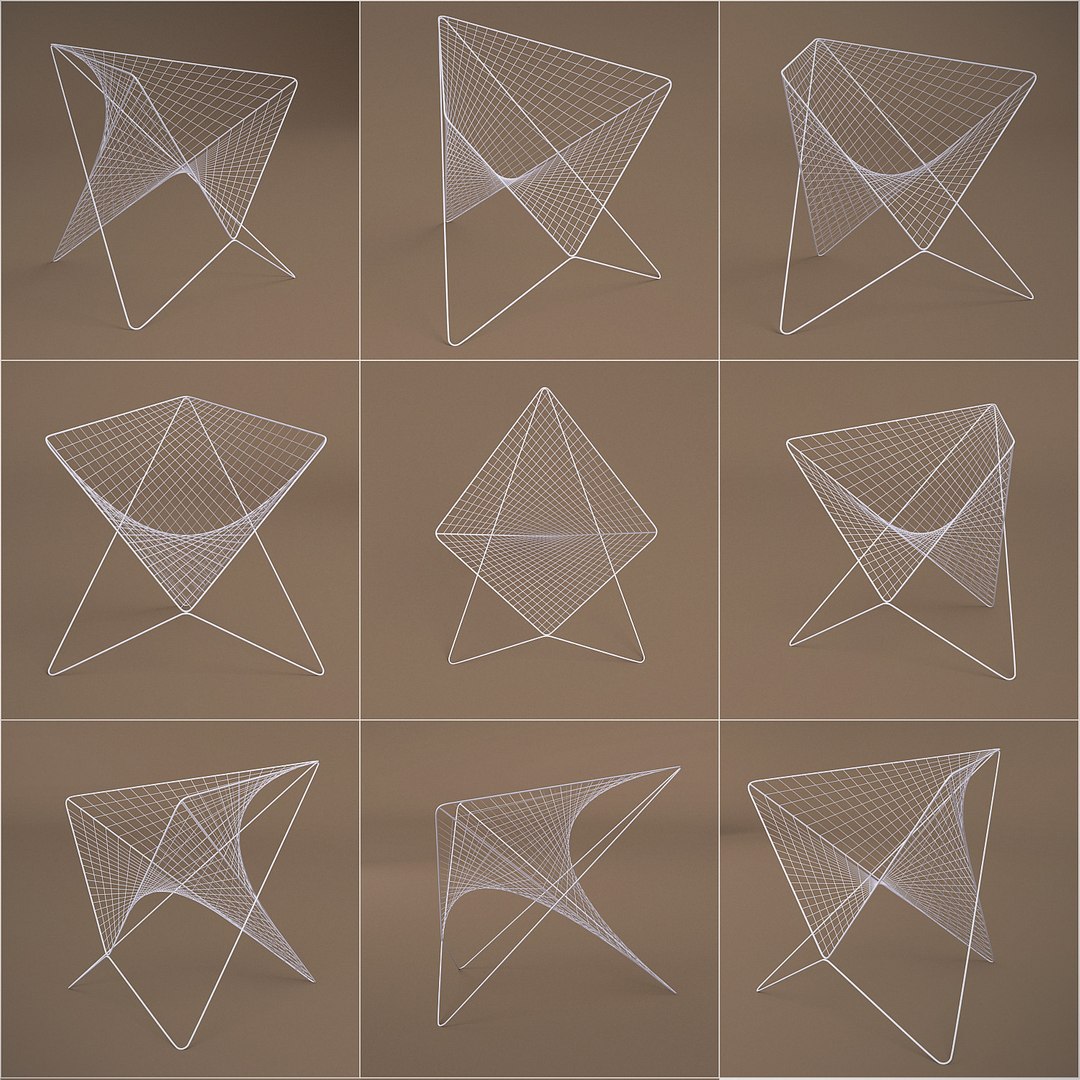 Parabola Chair 3D Model - TurboSquid 1239173