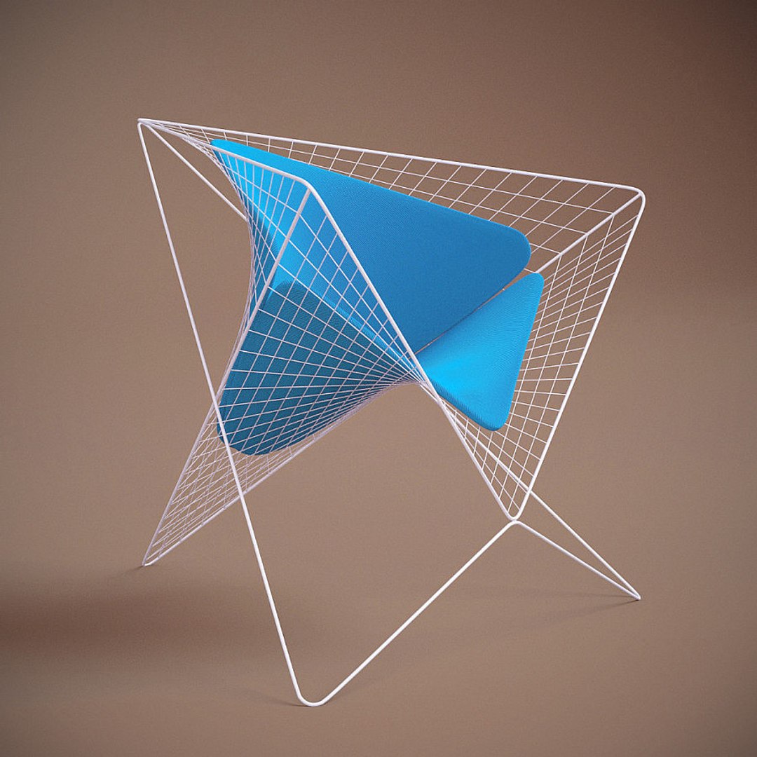 Parabola Chair 3D Model - TurboSquid 1239173