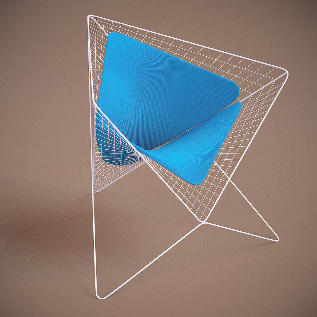 Parabola chair 3D model - TurboSquid 1239173