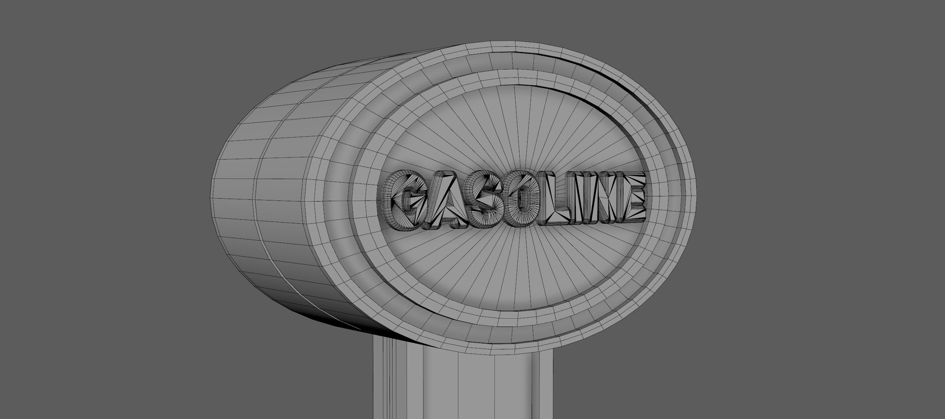 Free 3D Gasoline Sign - TurboSquid 1737449