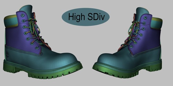 Timberland boot model - TurboSquid 1666187