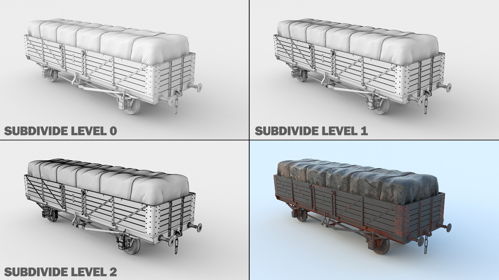 LMS OLD WAGON 3D Model - TurboSquid 2232012
