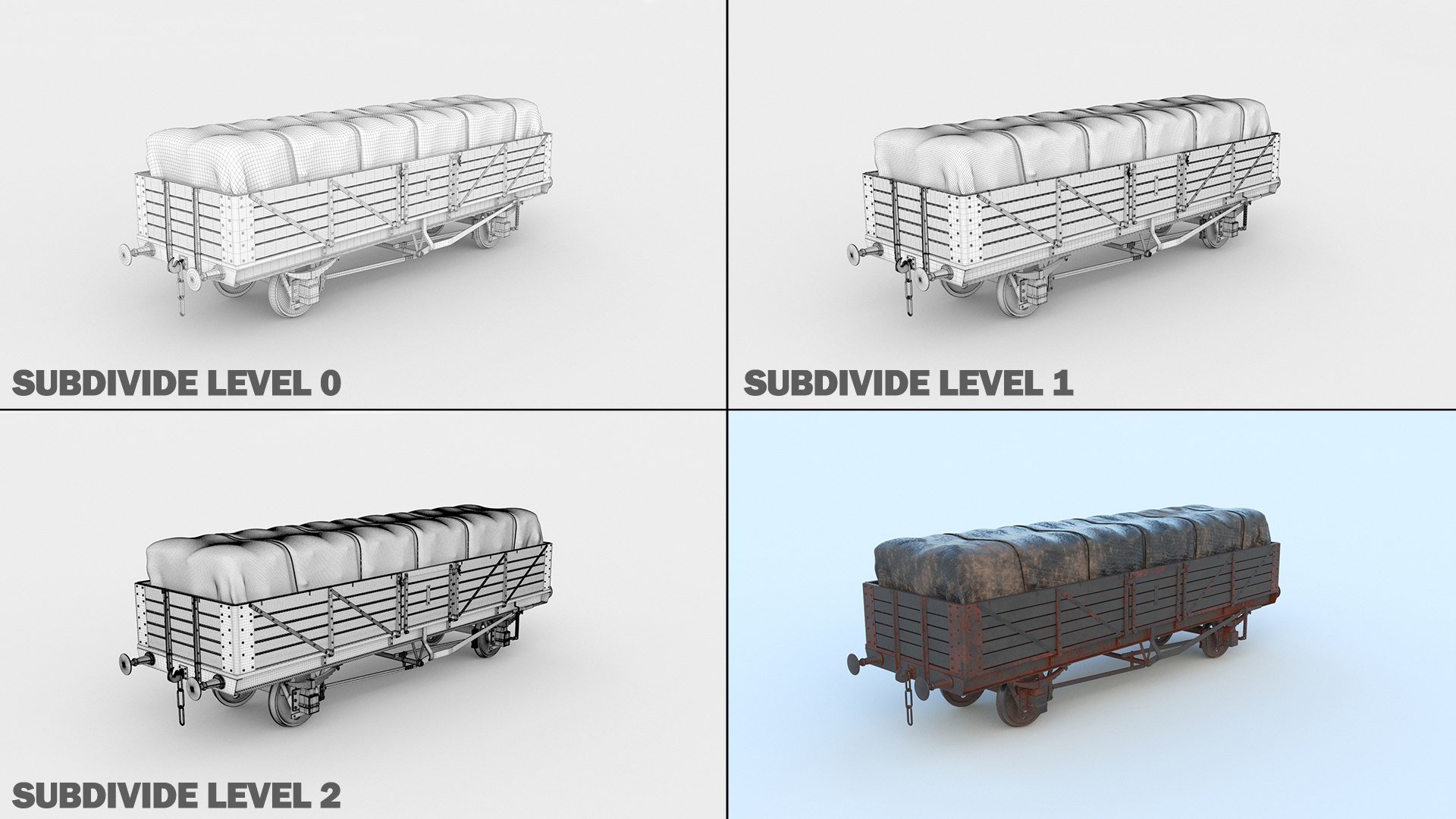 LMS OLD WAGON 3D Model - TurboSquid 2232012