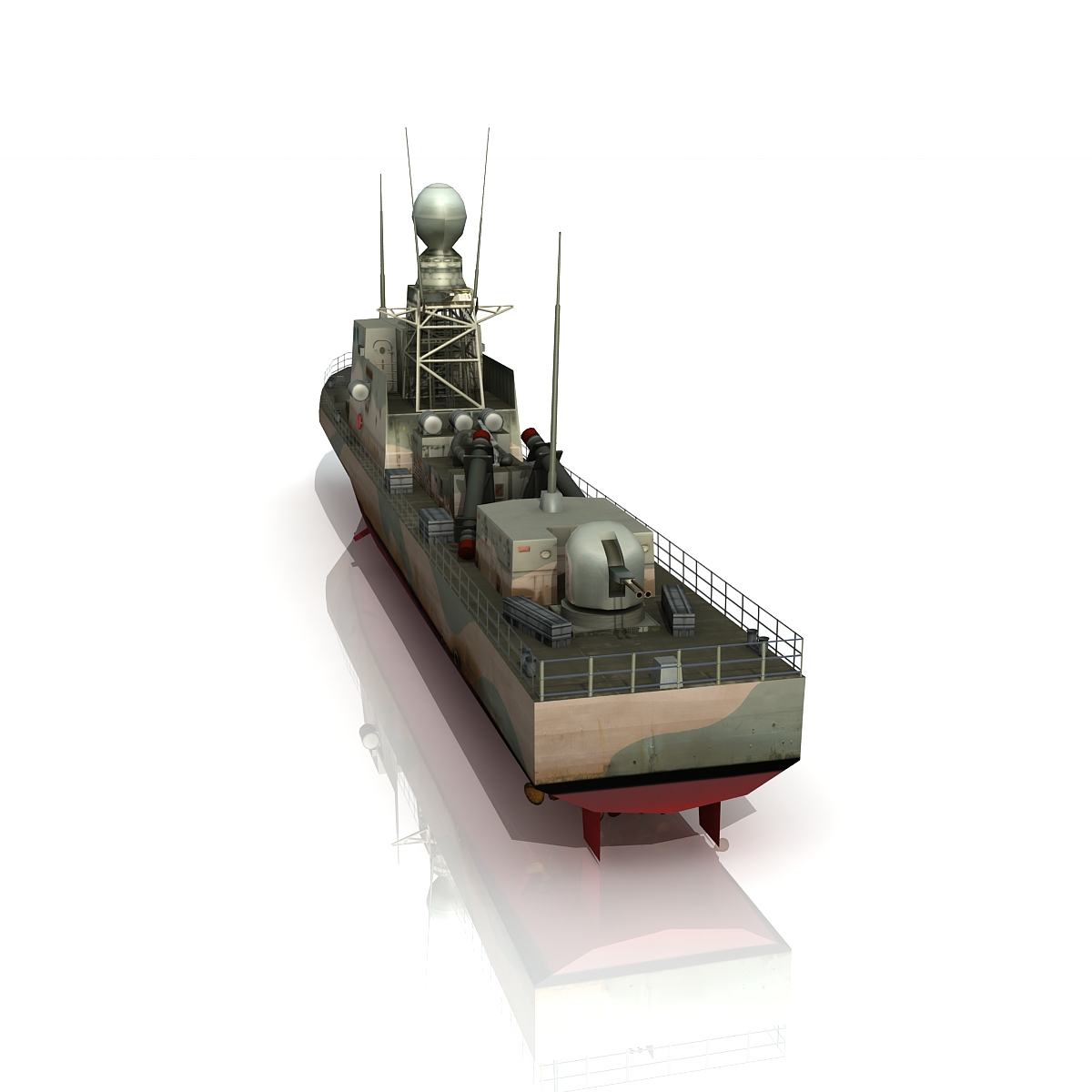 3d lurssen tnc 45 camouflage model