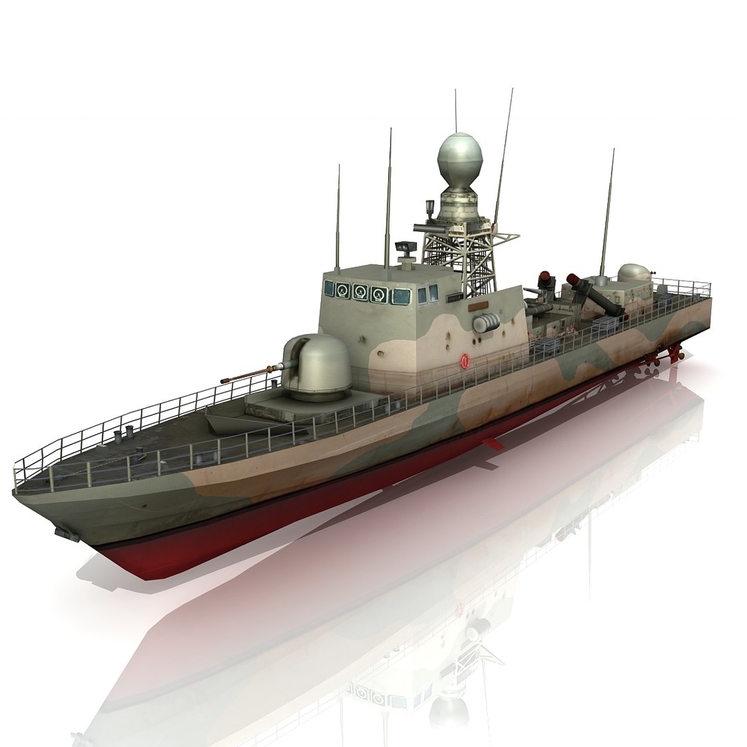 3d Lurssen Tnc 45 Camouflage Model