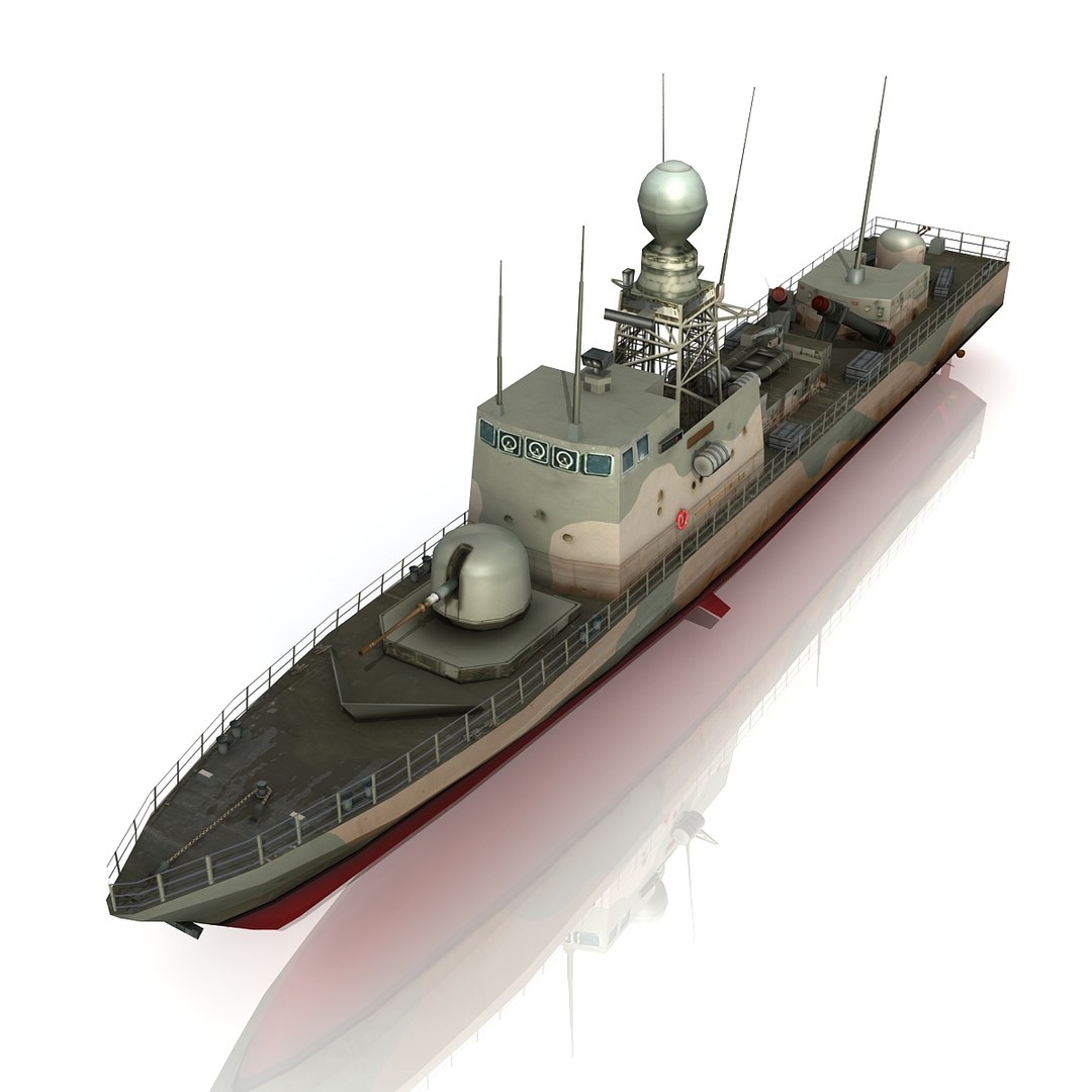 3d Lurssen Tnc 45 Camouflage Model