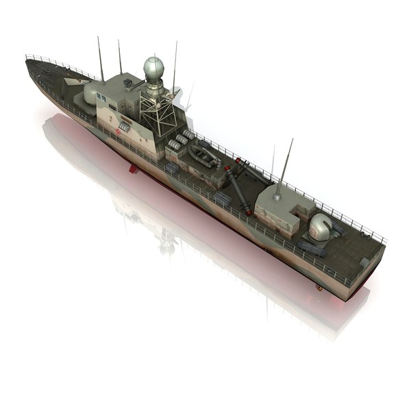 3d lurssen tnc 45 camouflage model