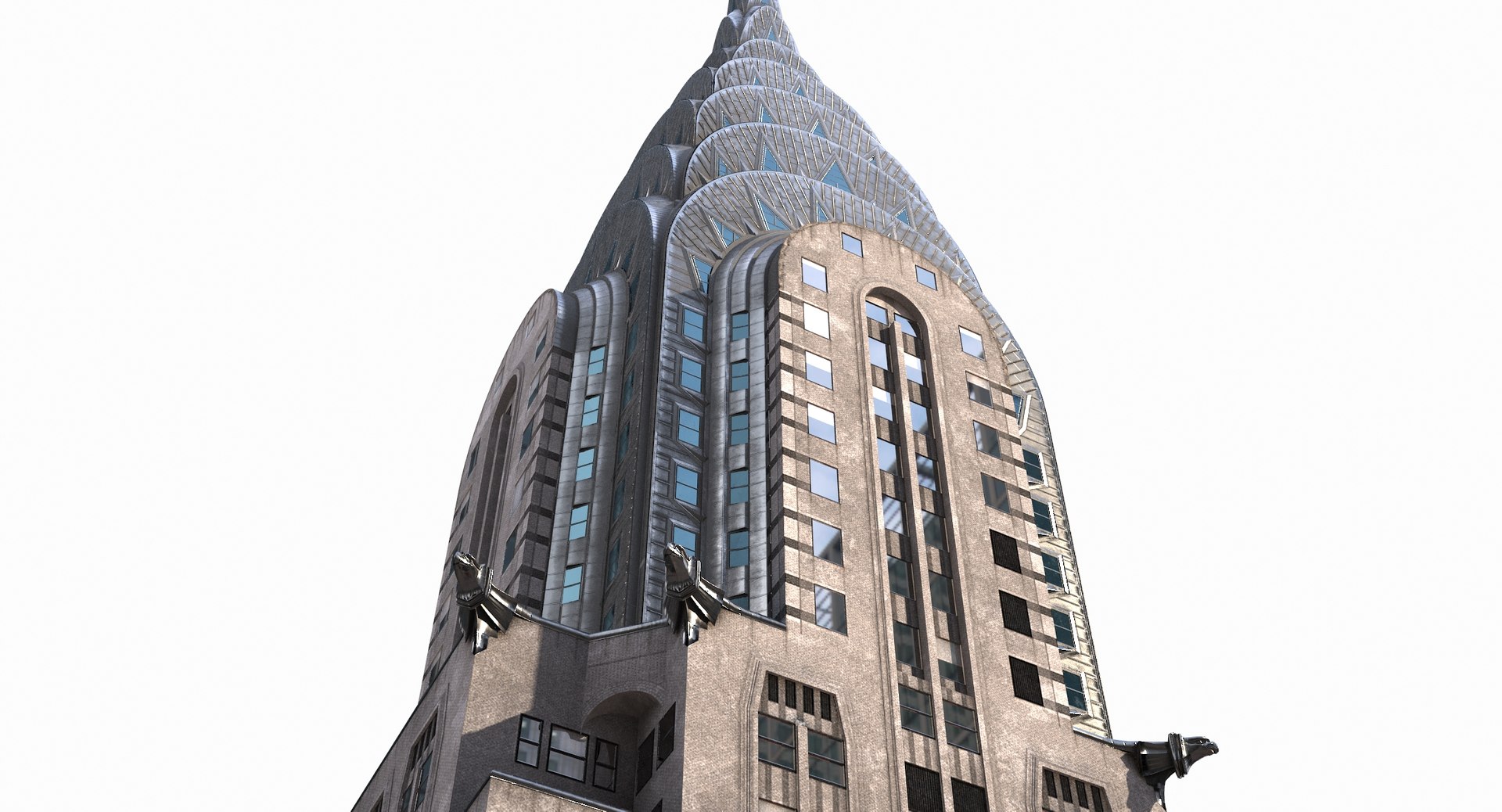 Chrysler Building Low Poly 3D Model - TurboSquid 1892635