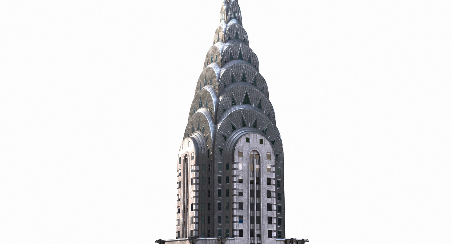 Chrysler Building Low Poly 3D Model - TurboSquid 1892635
