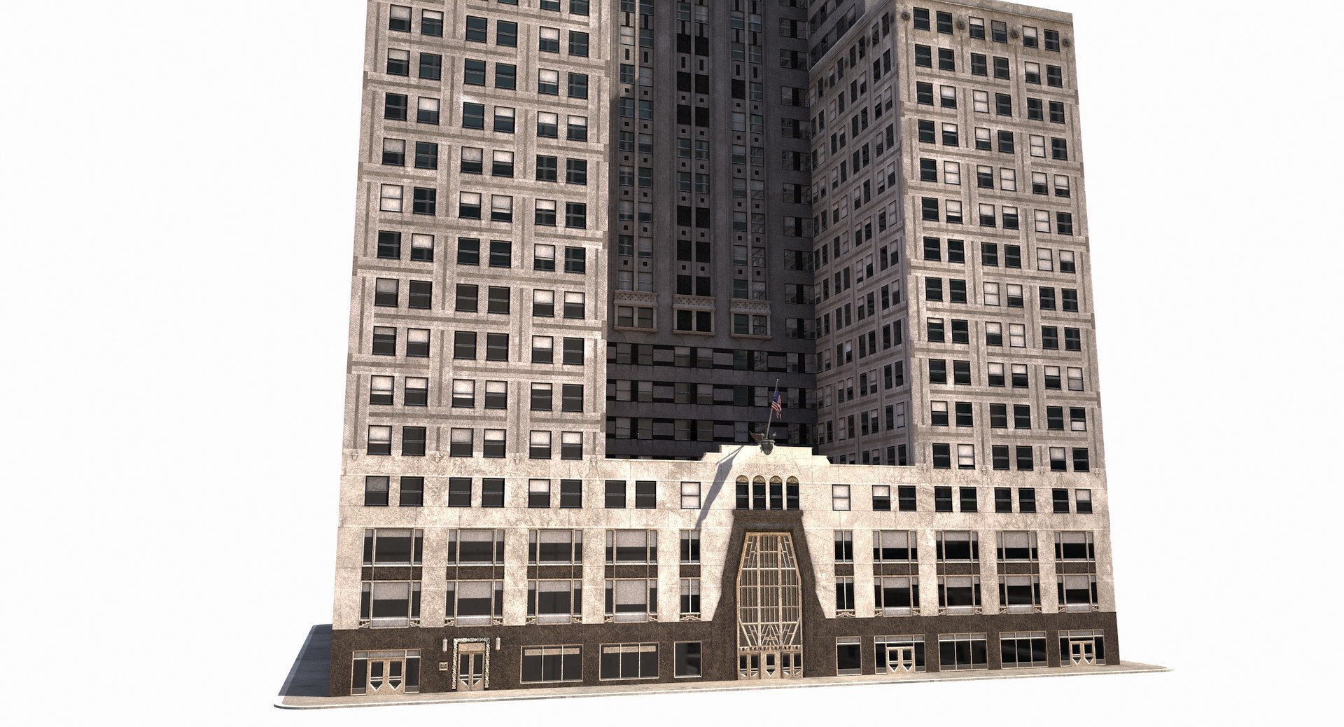 Chrysler Building Low Poly 3D Model - TurboSquid 1892635