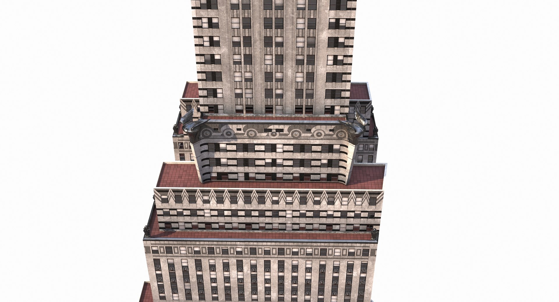 Chrysler Building Low poly 3D model - TurboSquid 1892635