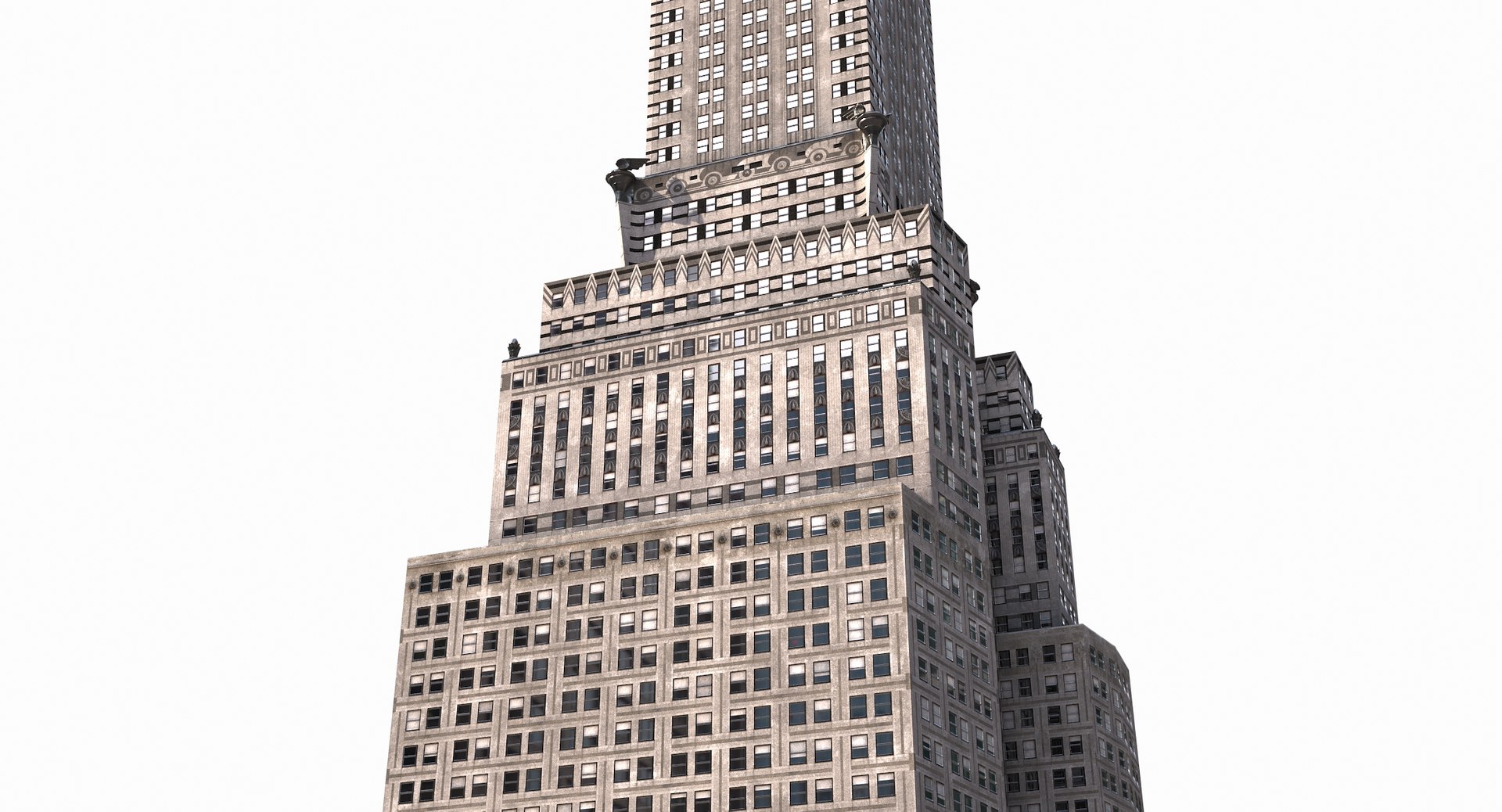 Chrysler Building Low Poly 3D Model - TurboSquid 1892635