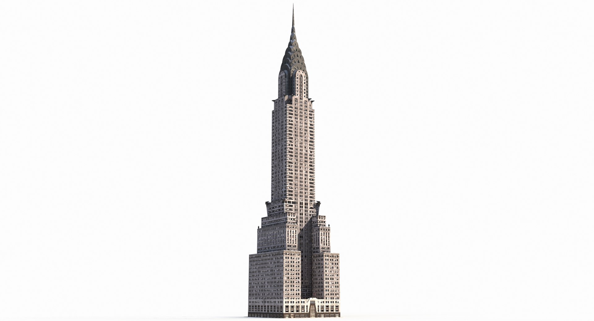 Chrysler Building Low Poly 3D Model - TurboSquid 1892635