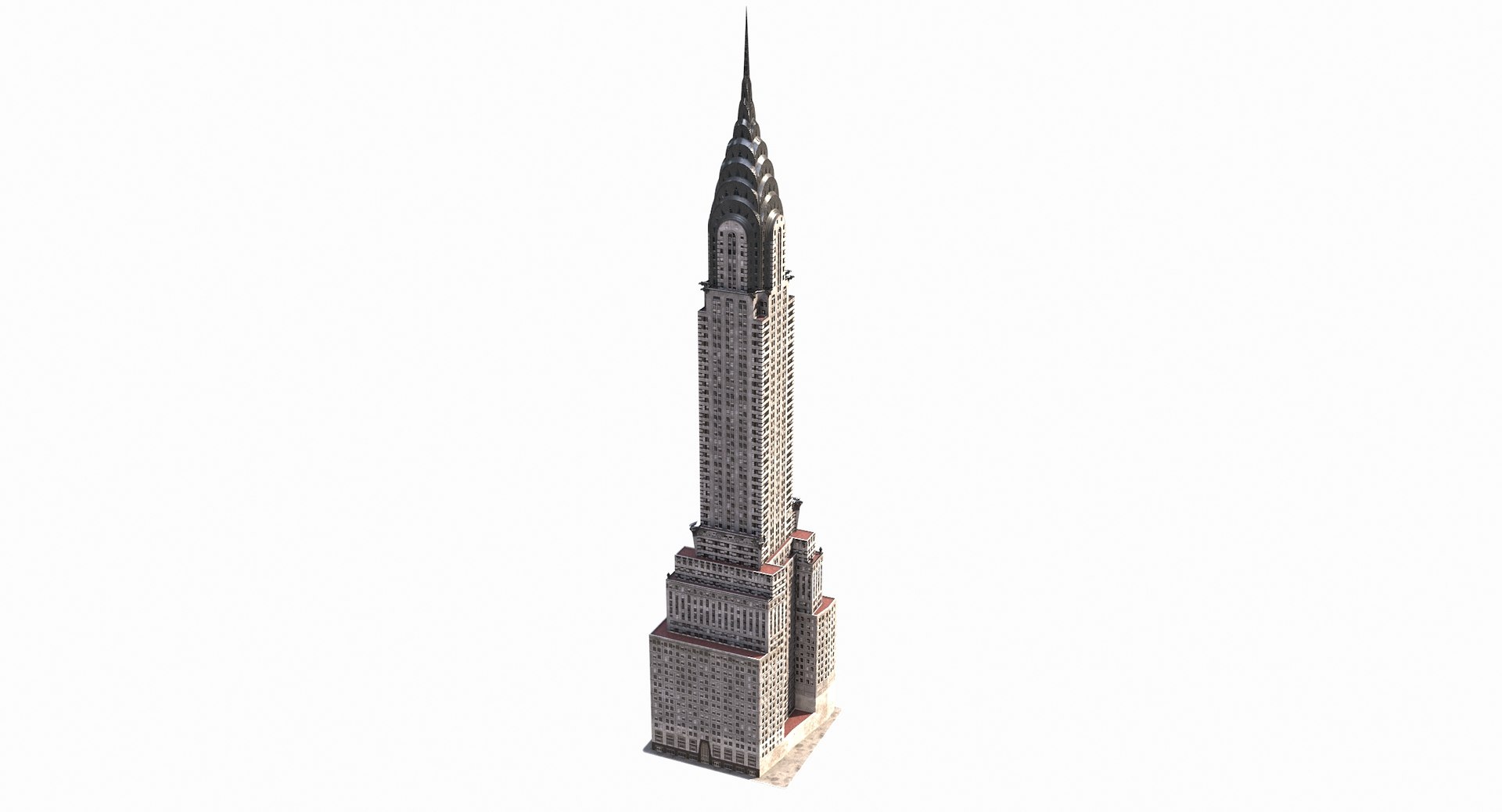 Chrysler Building Low Poly 3D Model - TurboSquid 1892635