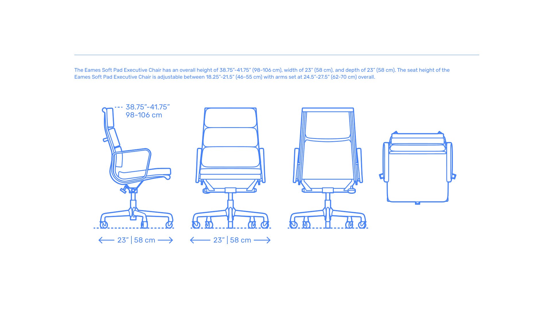 3D Herman Miller Eames Soft Pad Executive Chair - TurboSquid 2132745
