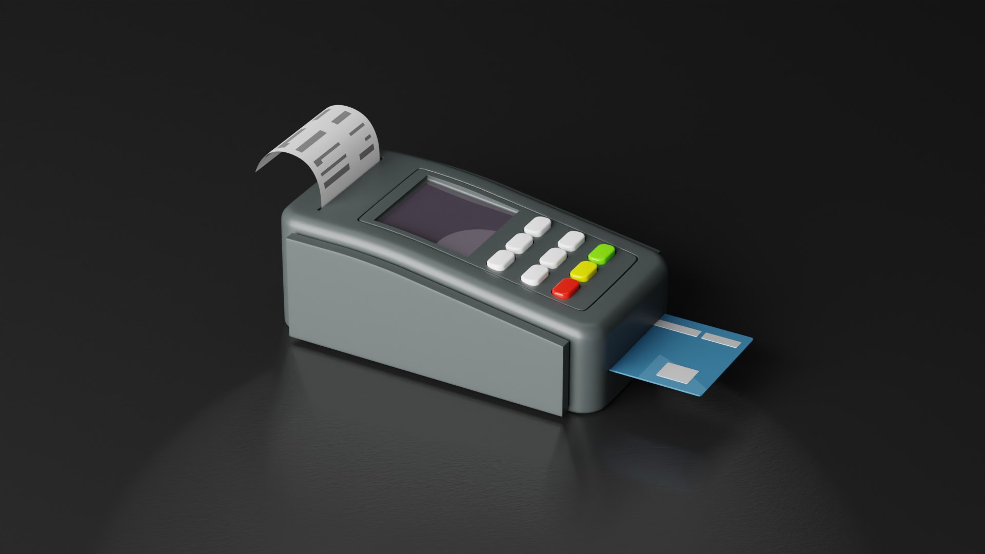 Free POS Machine 3D Model - TurboSquid 2320932