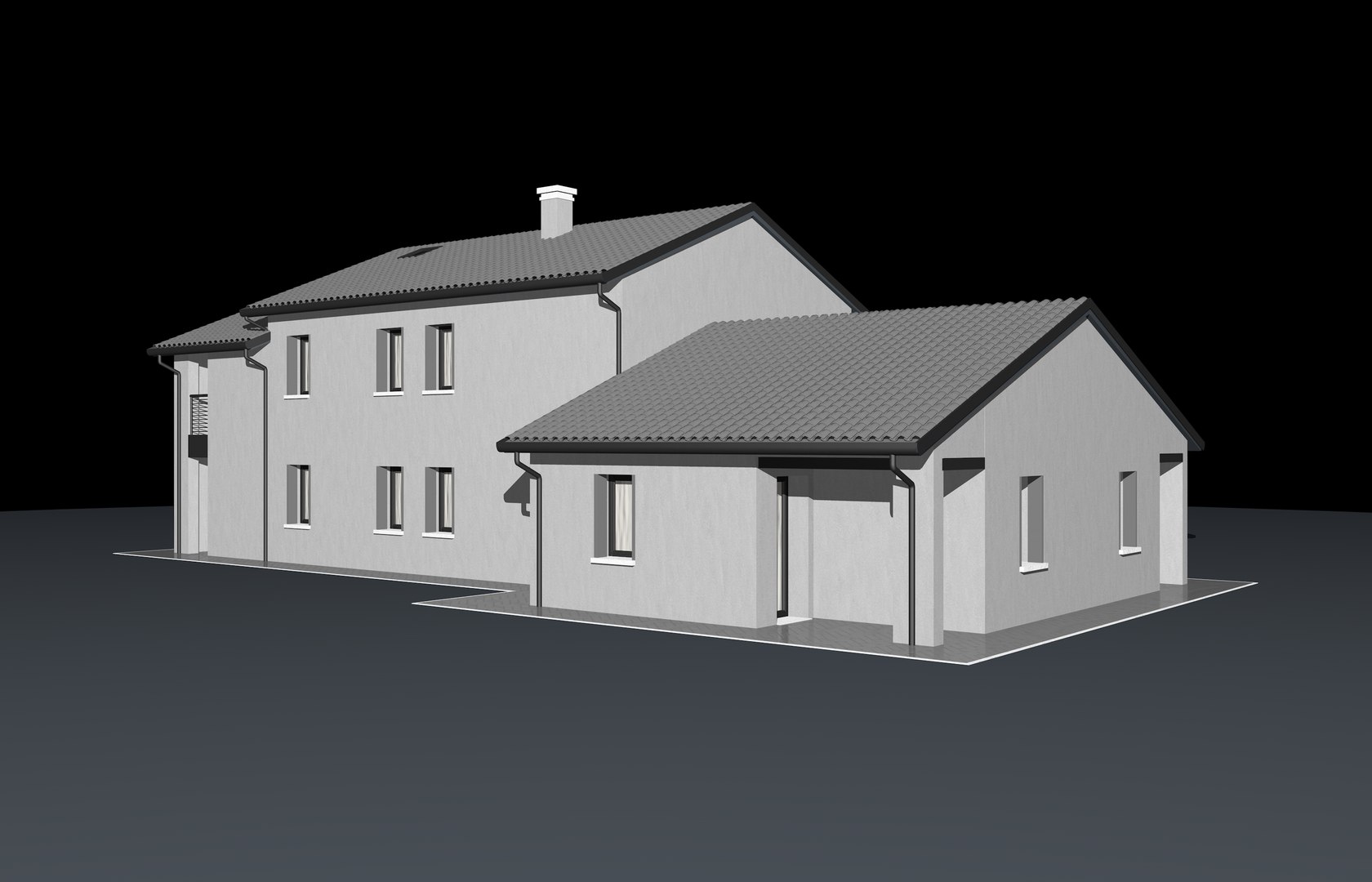 Residential Building 2 3D Model - TurboSquid 2160230