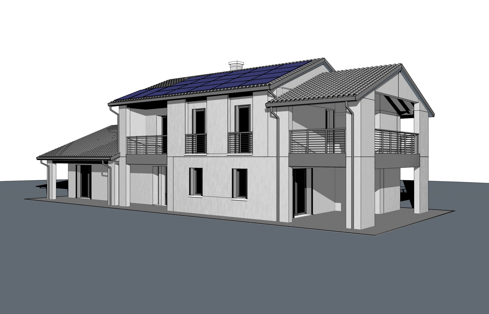 Residential Building 2 3D Model - TurboSquid 2160230