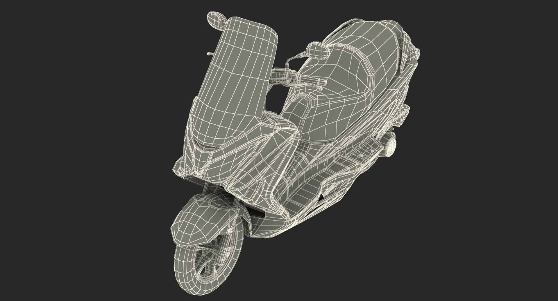 Generic scooter motorcycle 3D model - TurboSquid 1189177