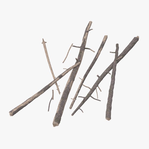 fallen logs pine 01 max