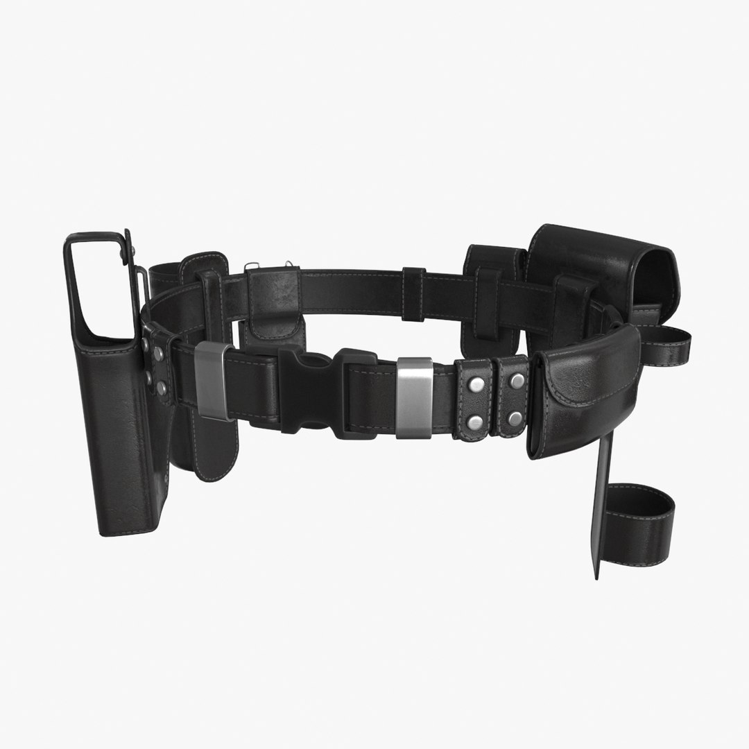 Police Belt 3D Model - TurboSquid 2283033