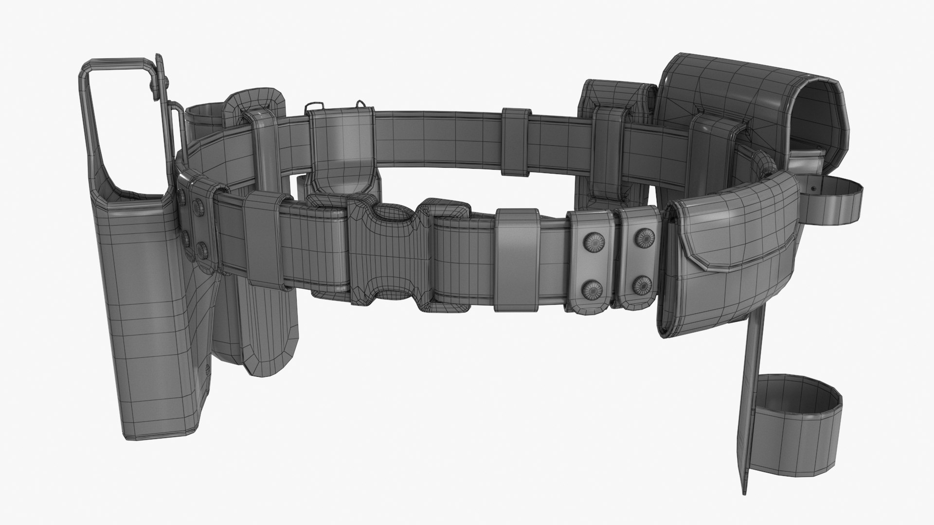 Police Belt 3D Model - TurboSquid 2283033