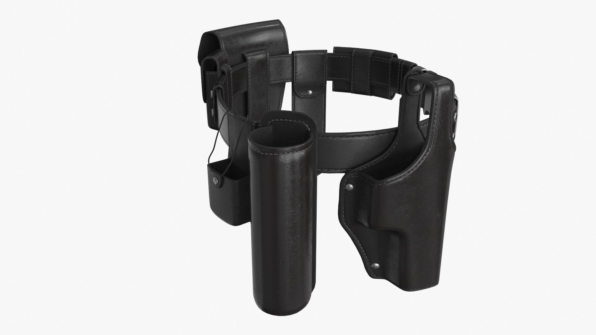 Police Belt 3D Model - TurboSquid 2283033