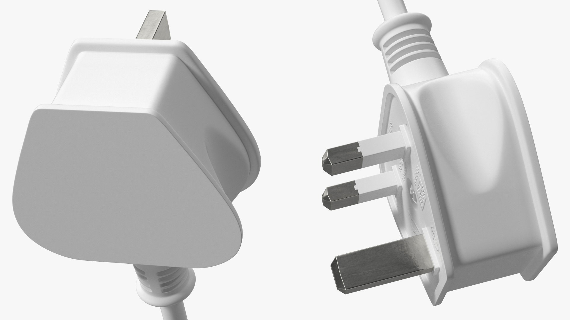 Type G Electric Plug White Rigged 3D Model - TurboSquid 2042172