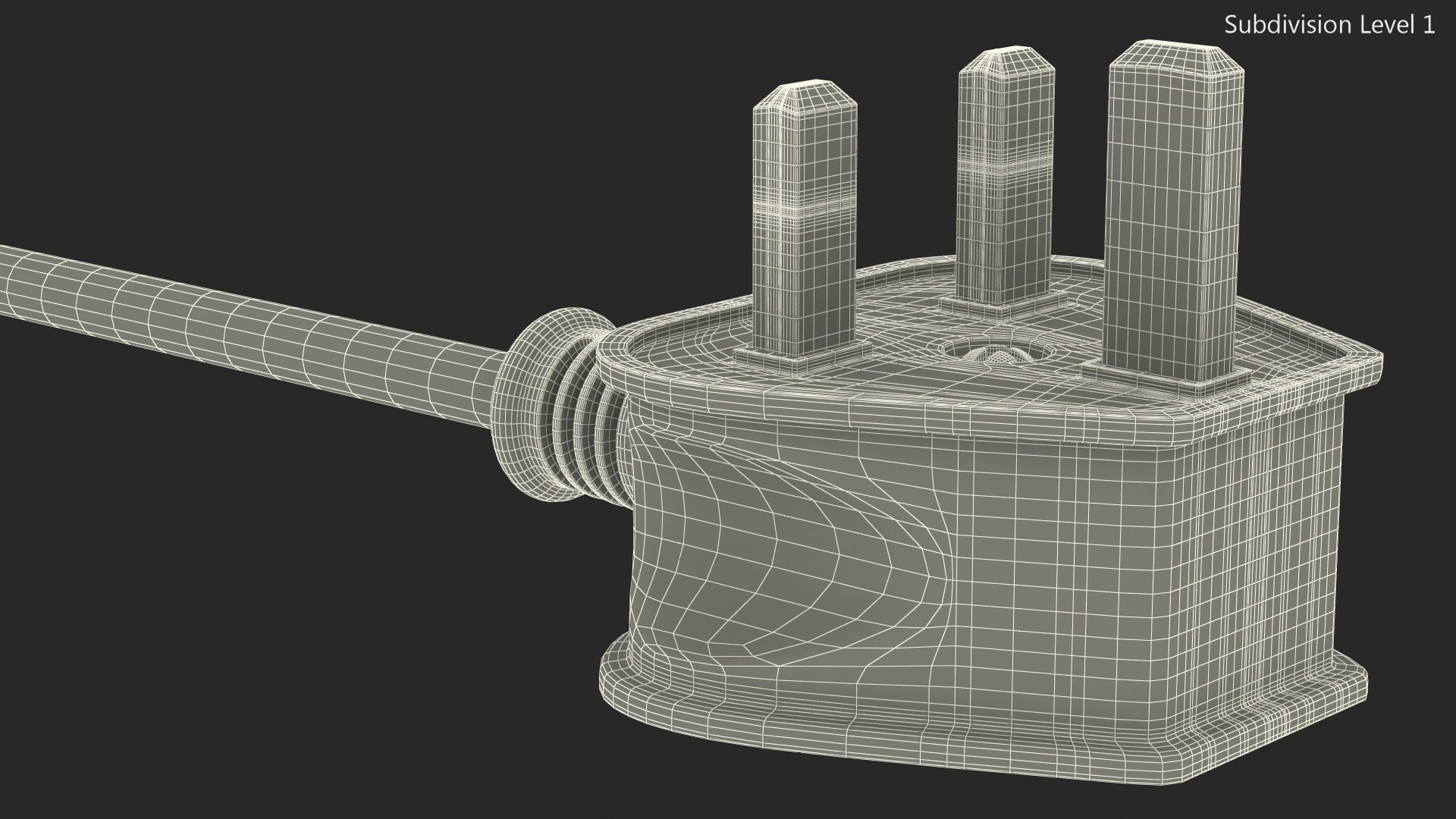 Type G Electric Plug White Rigged 3D model - TurboSquid 2042172