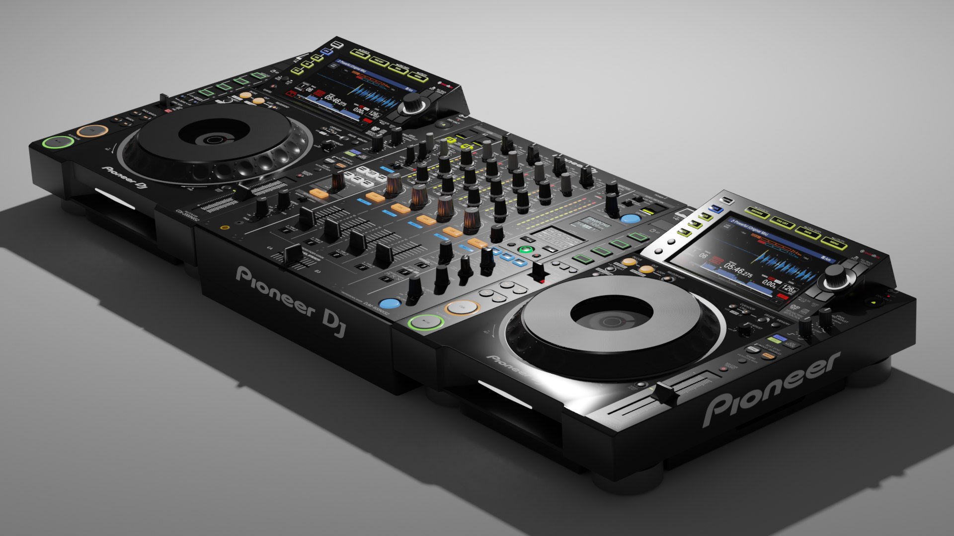 3D CDJ2000NXS2 DMJ900NXS2 Model - TurboSquid 1967575