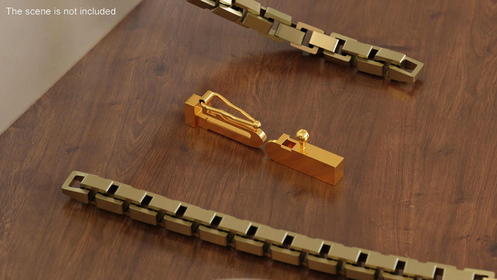 Bracelet Catch Clasp Gold Model - TurboSquid 2121892